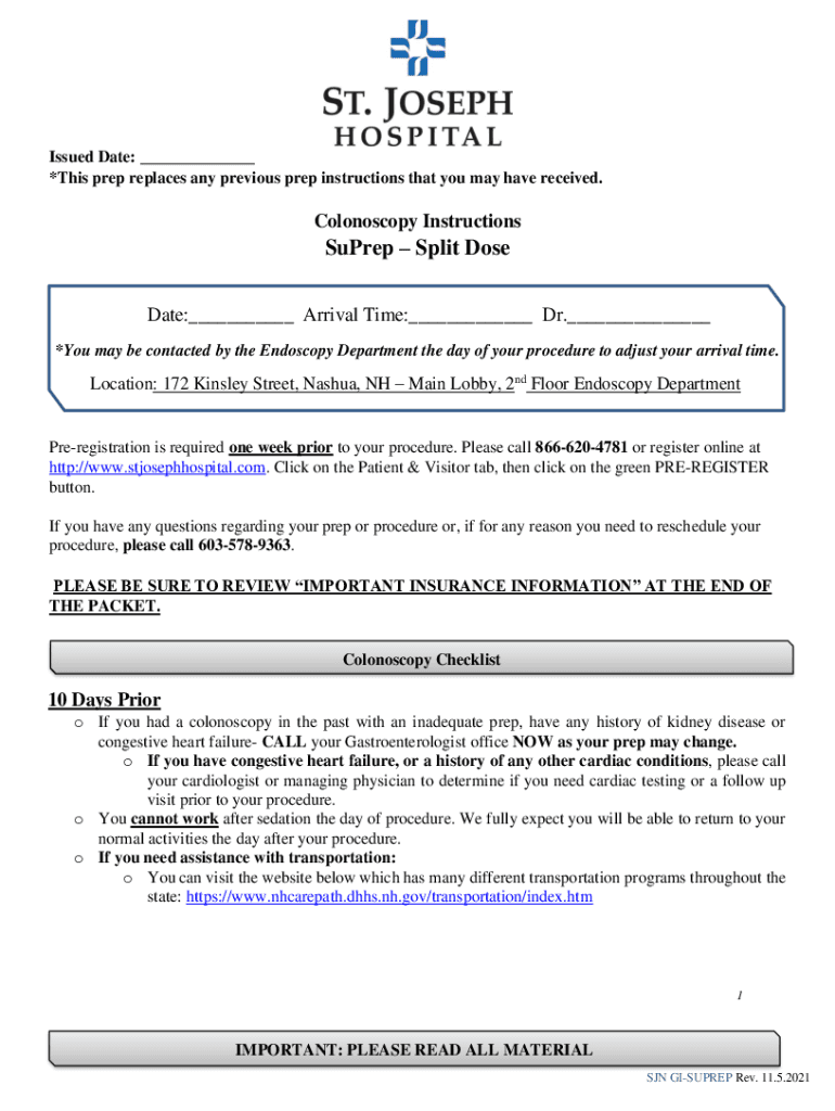 Fillable Online Digestive health: Successful prep for colonoscopy ...