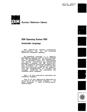 Fillable Online Assembler instruction statements - IBM Fax Email Print ...