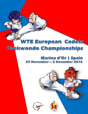Fillable Online World Taekwondo Junior Champs begins with Opening ...