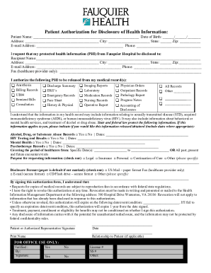 Fillable Online HIPAA Compliant Request for Information Fax Email Print ...