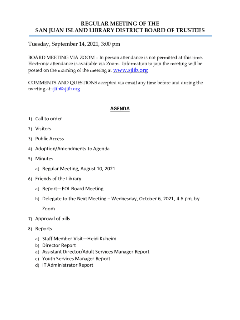 Fillable Online Electronic attendance is available via Zoom Fax Email ...