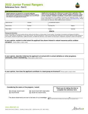 Fillable Online alis alberta Reference Form - Part C Fax Email Print ...