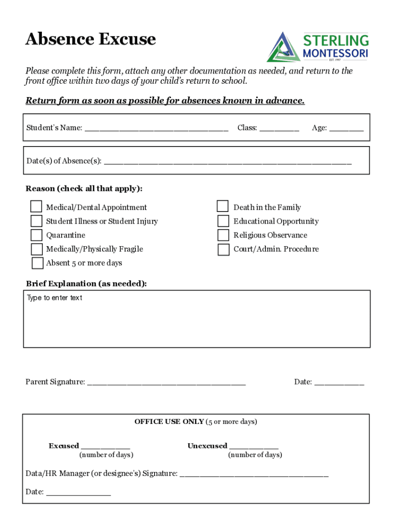 Fillable Online Attendance Office - Pasadena Unified School District Fax Email Print - pdfFiller