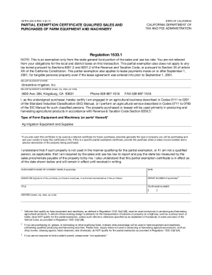Fillable Online CDTFA-230D Partial Exemption Certificate Qualified ...