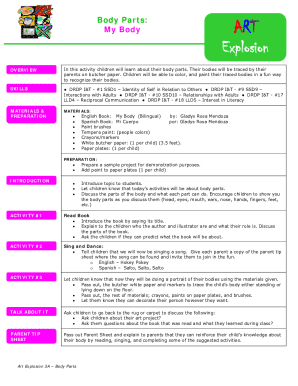 Fillable Online The Human Body for children - Body Parts for Kids - YouTube Fax Email Print ...