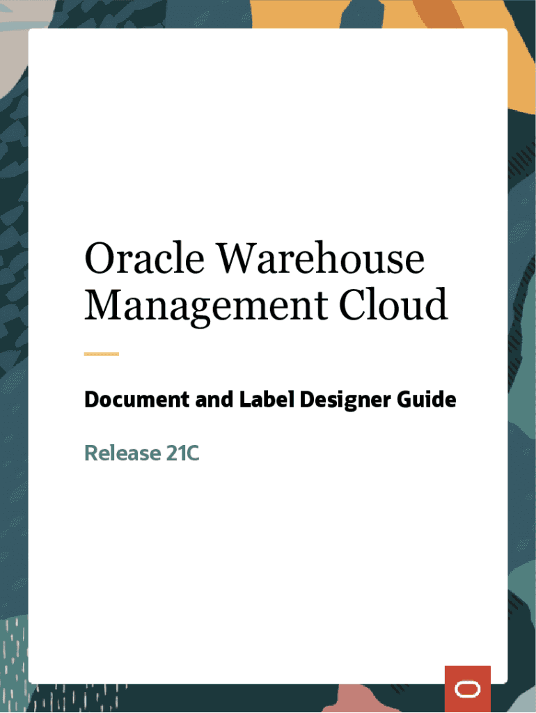 Fillable Online Oracle Warehouse Management Cloud Document and Label ...
