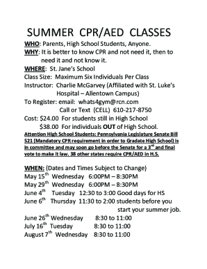 Fillable Online 25 Things You Don't Know About CPR... But Should Fax ...