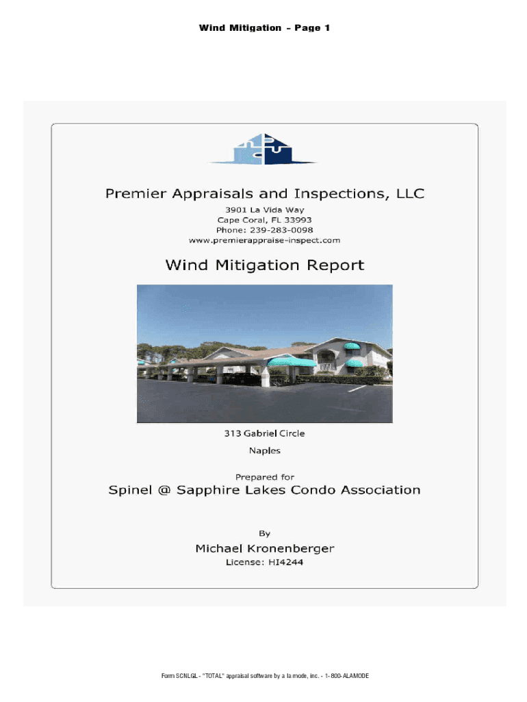 Fillable Online Wind Mitigation - Page 3 Fax Email Print - pdfFiller