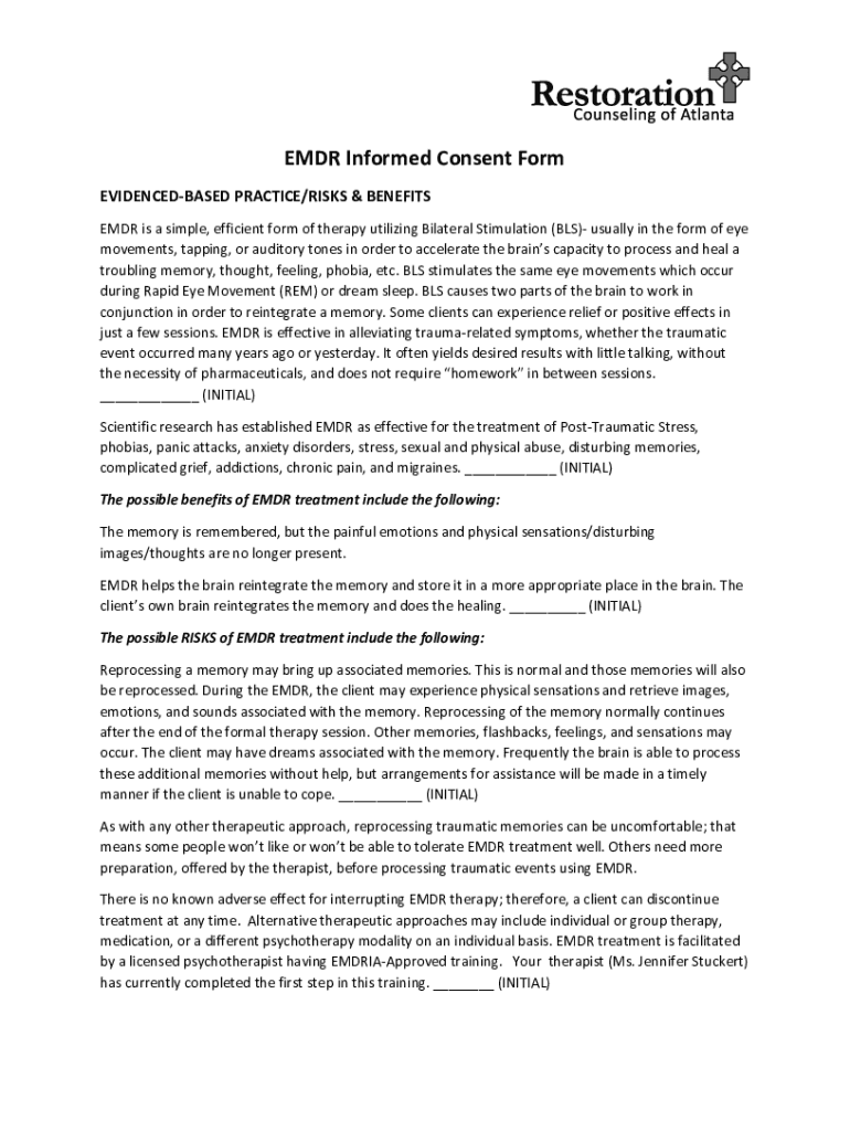Fillable Online sample-emdr-consent-form.pdf Fax Email Print - pdfFiller