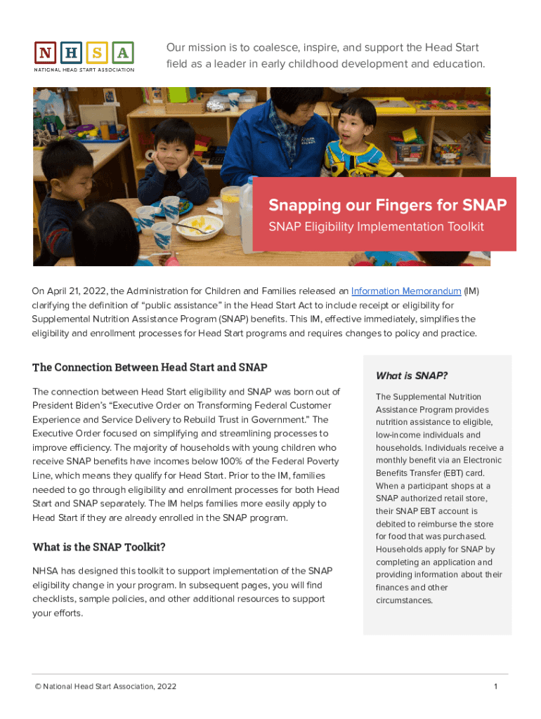 Fillable Online SNAP Toolkit Fax Email Print - pdfFiller