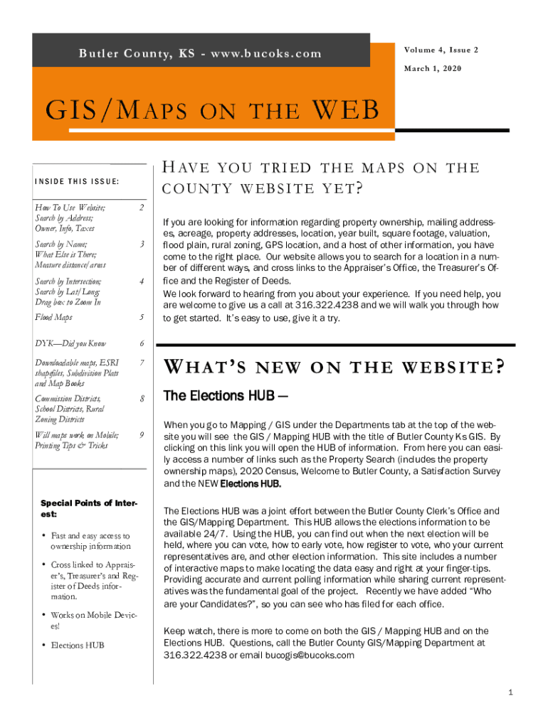 Fillable Online GIS/MAPS ON THE Fax Email Print - pdfFiller
