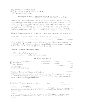 Fillable Online Employment permit application forms Fax Email Print ...