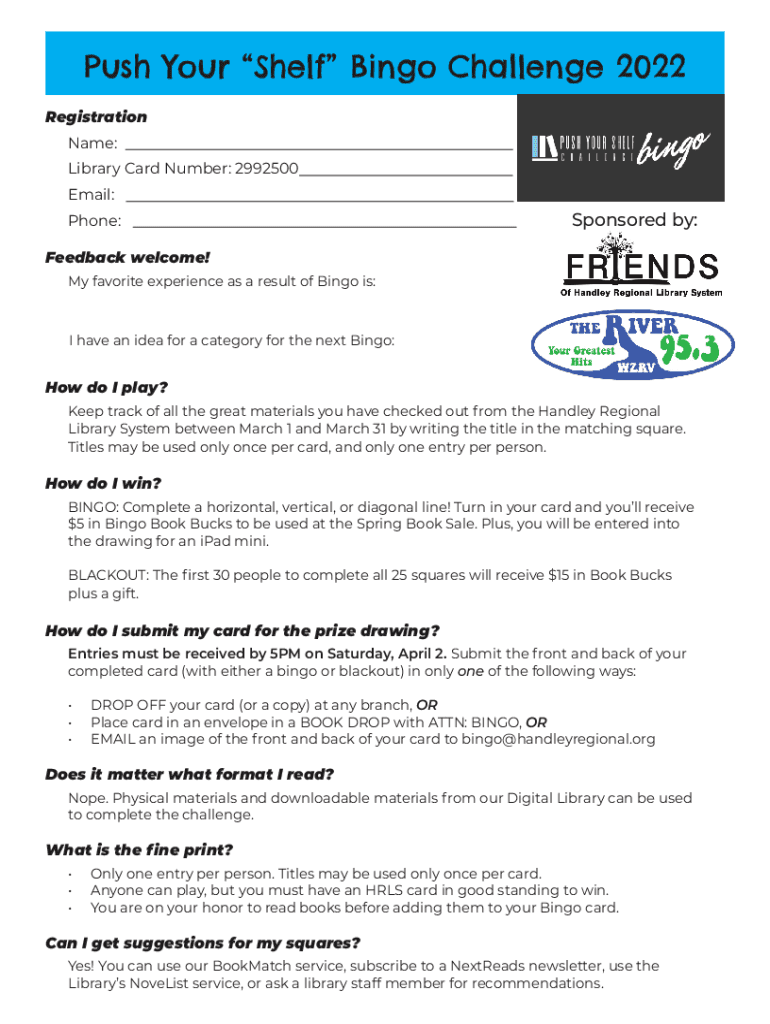 Fillable Online Do more - William P. Faust Public Library of Westland ...