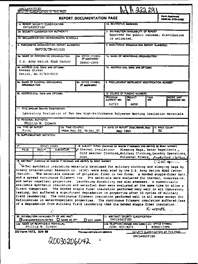 Fillable Online Classified National Security Information - Federal ...