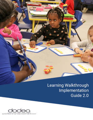 Fillable Online Learning Walkthrough Implementation Guide 2.0. This guide supports instructional ...