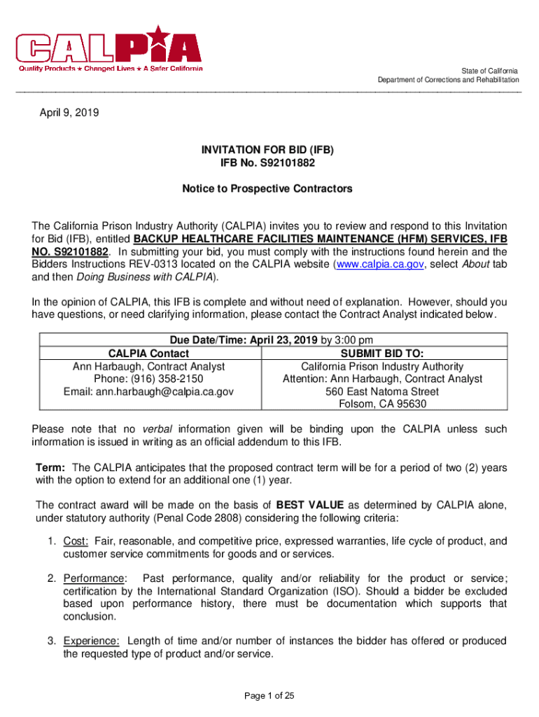 Fillable Online 1 INITIAL STATEMENT OF REASONS: The California Prison ... Fax Email Print ...