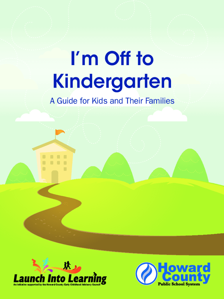 Fillable Online les hcpss I'm Off to Kindergarten Booklet - HCPSS Fax ...