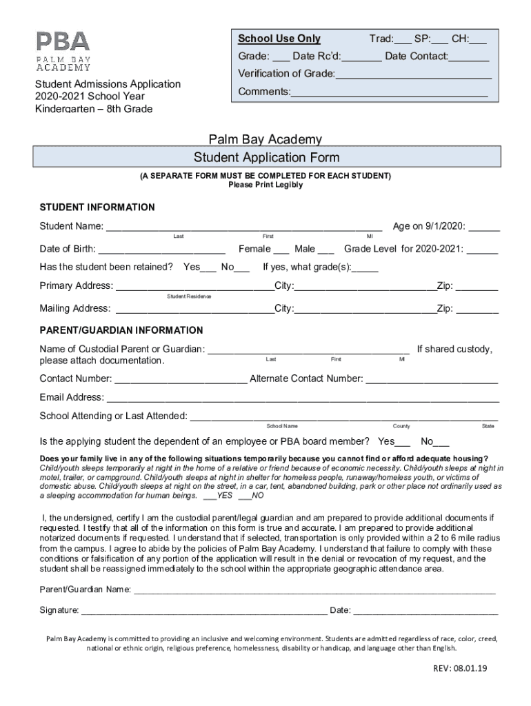 Fillable Online PBA Admissions Form.DRAFT Fax Email Print - pdfFiller
