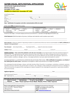 Fillable Online Festival Application Template.docx Fax Email Print ...