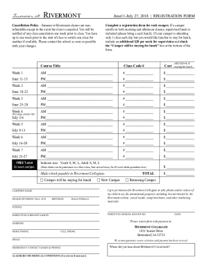 Fillable Online Cancellation and Refund Policies Sample Clauses - Law ...