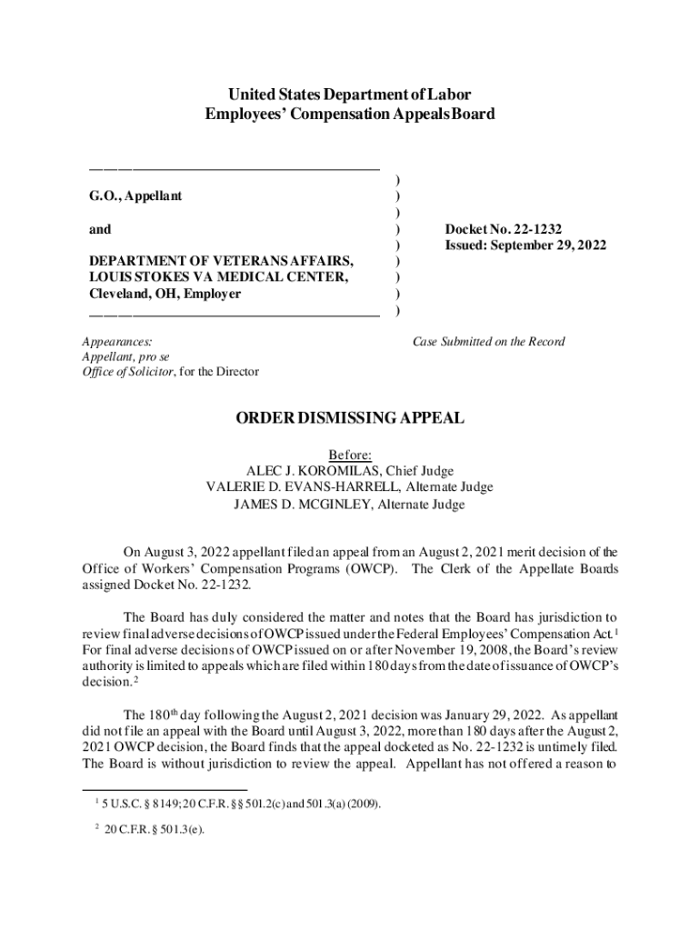 Fillable Online 22-1187: L.H. and DEPARTMENT OF VETERANS ... Fax Email ...