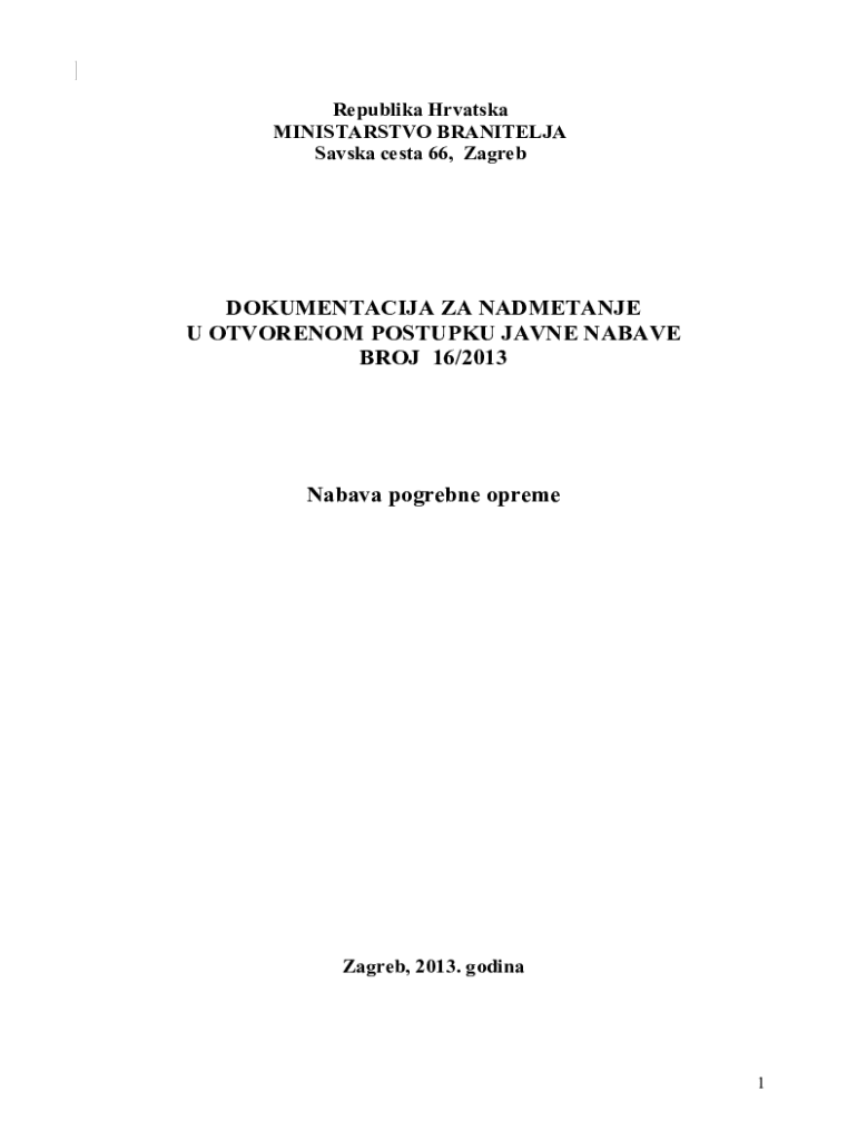 Fillable Online Palma-Dokumentacija za nadmetanje 7.8..doc Fax Email Print - pdfFiller
