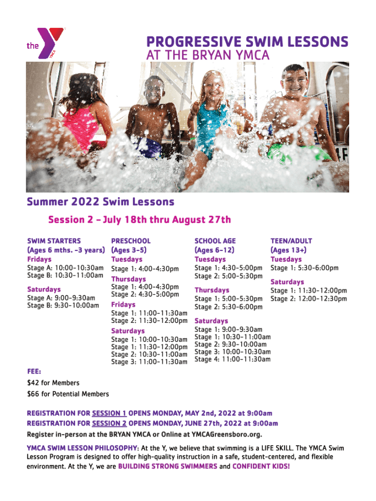 Fillable Online AT THE BRYAN YMCA Fax Email Print - pdfFiller