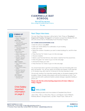 Fillable Online Child Safety: Important information on page 3 Fax Email ...