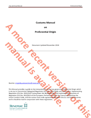 Fillable Online ICP - U.S. Rules of Origin - Customs and Border ...