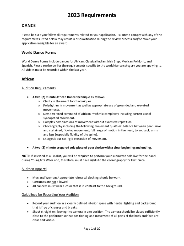 Fillable Online World Dance Forms Fax Email Print - pdfFiller