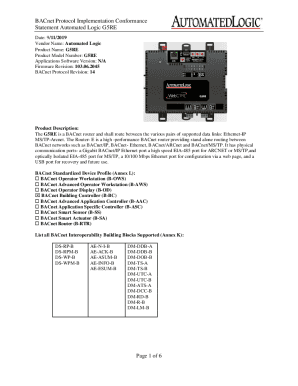 Fillable Online OPTIFLEX BACNET/SC ROUTER - Automated Logic Fax Email ...