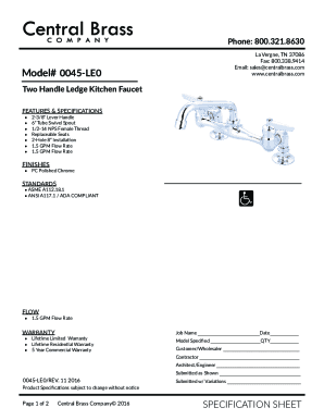 Fillable Online PARTS BREAKDOWN SHEET - Etna Supply Fax Email Print ...