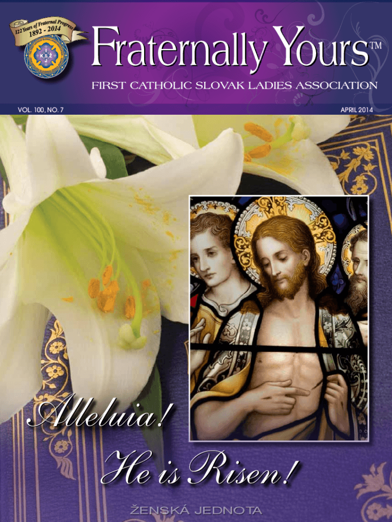 Fillable Online Our Products - First Catholic Slovak Union Fax Email ...