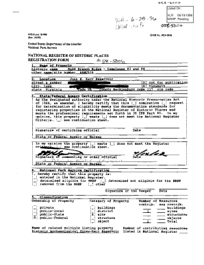 Fillable Online 36 CFR Part 60 - NATIONAL REGISTER OF HISTORIC PLACES ...