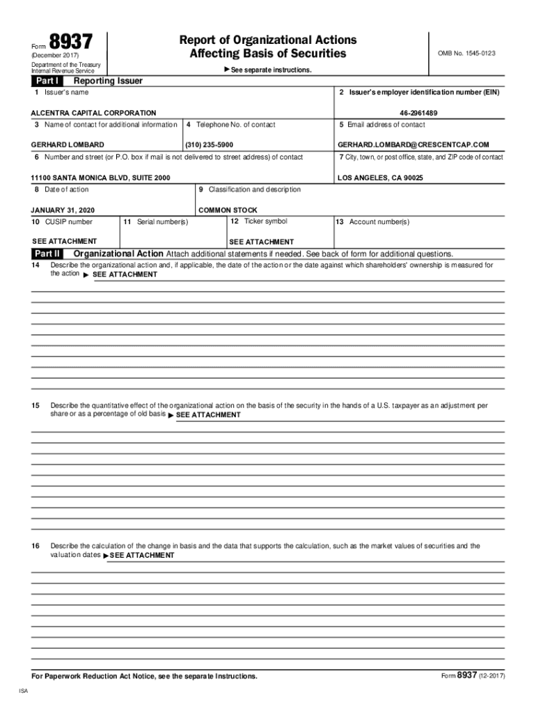 Fillable Online ALCENTRA CAPITAL CORPORATION Fax Email Print - pdfFiller