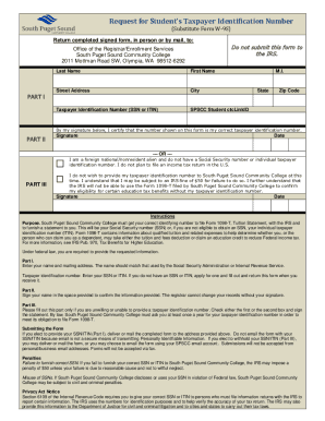 Fillable Online CLARK UNIVERSITY SUBSTITUTE FORM W-9S Fax Email Print - pdfFiller