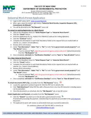 Fillable Online cats-industrial-work-permit-application.pdf - NYC.gov ...