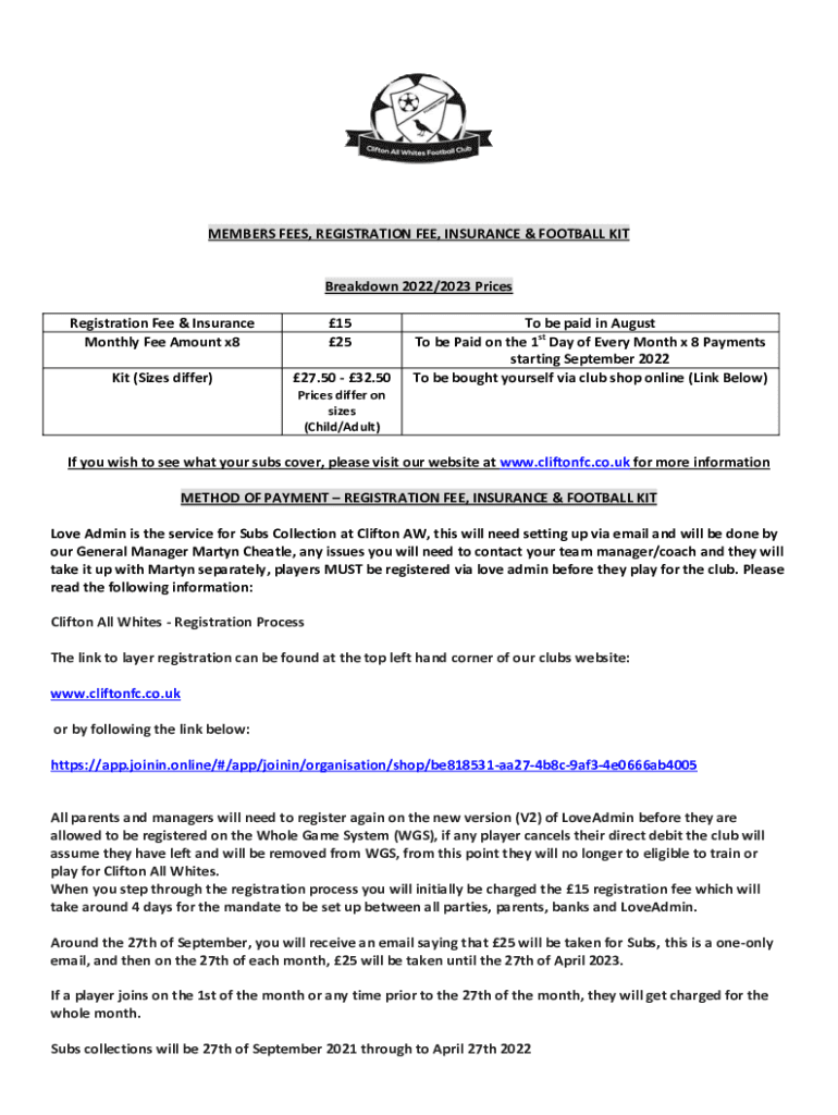 Fillable Online BSA Membership Fee Increase Details and FAQ - Scouting ...