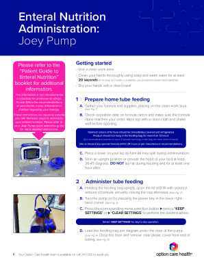 Fillable Online Adult Enteral Tube Feeding Guidelines for Clients in ...