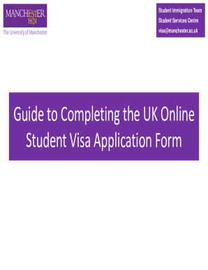 Fillable Online Guide to Completing the UK Online Student Visa ...