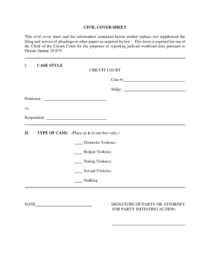 Fillable Online instructions for florida supreme court approved family ...