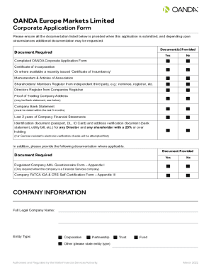 Fillable Online Download Forex Account Registration Forms - OANDA Fax ...