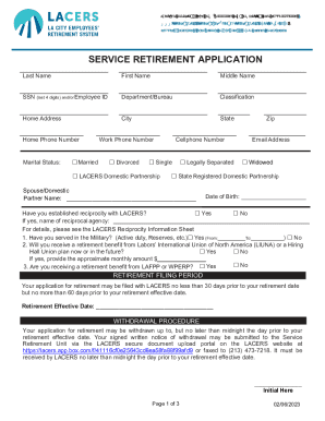 Fillable Online SERVICE RETIREMENT APPLICATION TIER 1 ENHANCED ... Fax ...