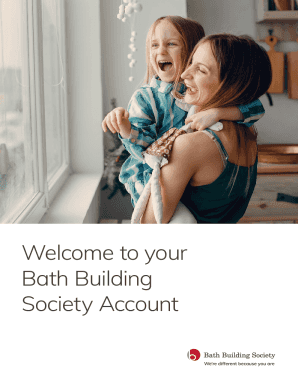 Fillable Online Welcome to your Bath Building Society Account Fax Email ...