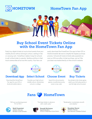 Fillable Online How Fans Purchase Tickets in the HomeTown Fan App Fax ...