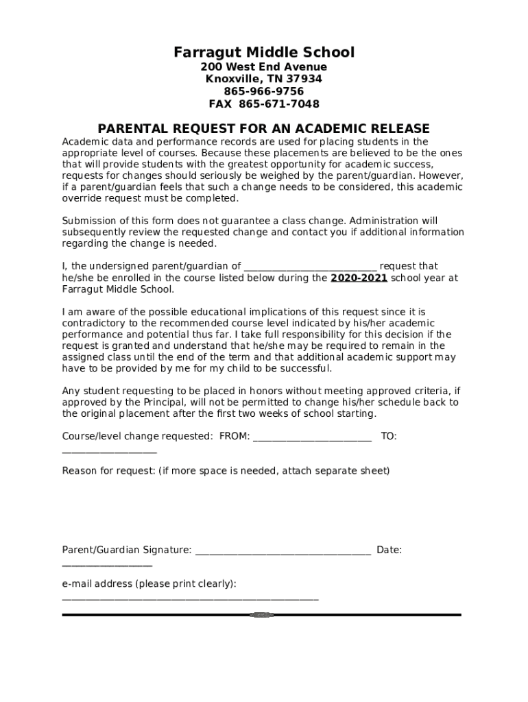 Farragut Middle School - 200 West End Avenue, Knoxville, TN Doc ...