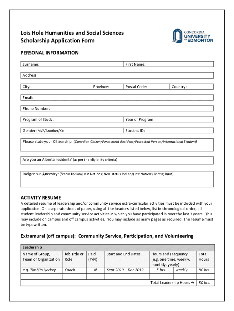 Fillable Online ArtsOffice of the Registrar - University of Alberta Fax Email Print - pdfFiller