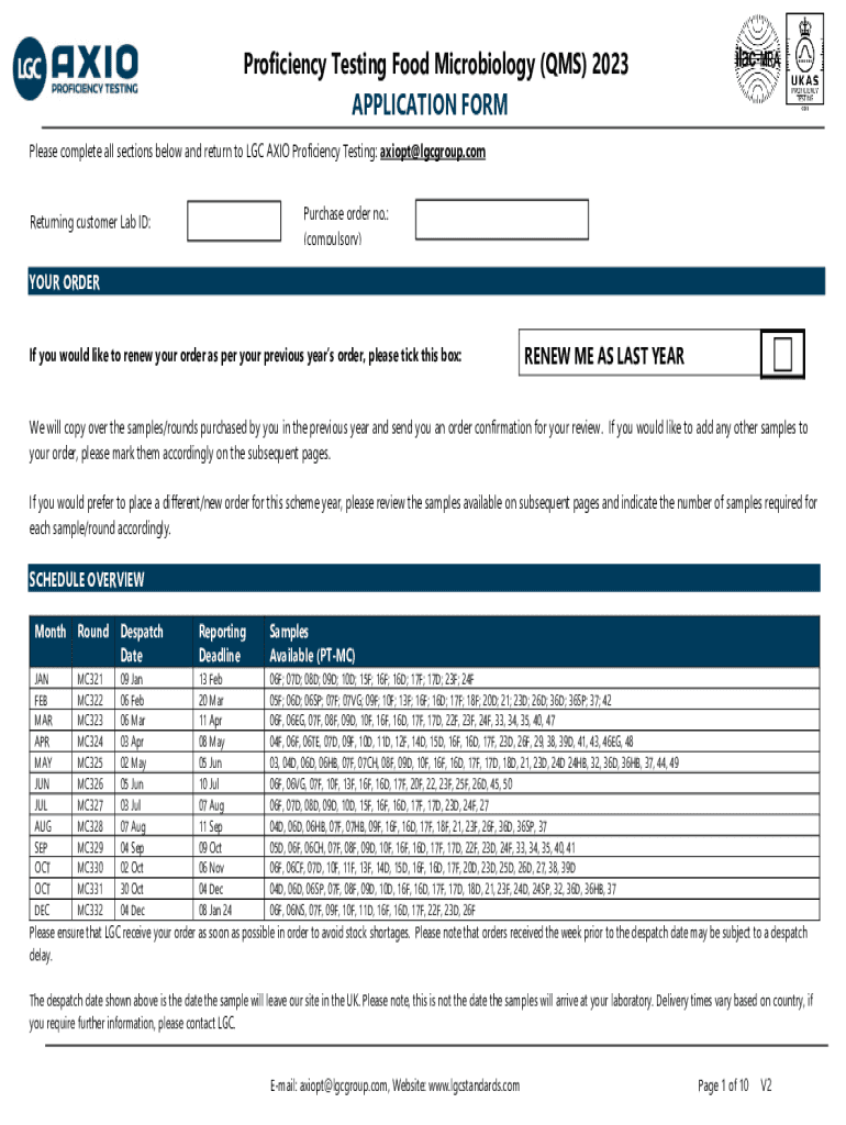 Fillable Online Food Microbiology (QMS) Reference Materials - LGC ...