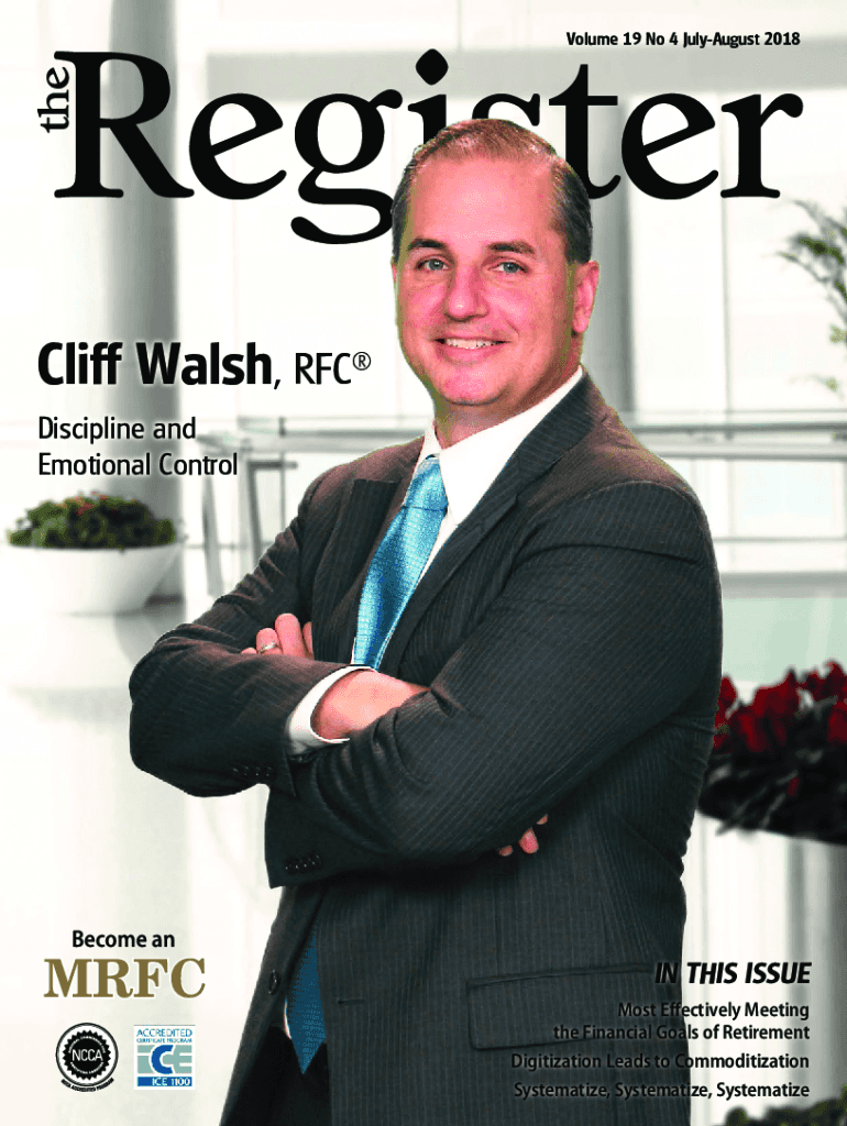 Fillable Online Cliff Walsh, RFC - IARFC Fax Email Print - pdfFiller