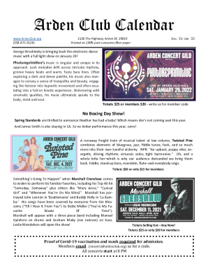 Fillable Online Folk Gild - The Arden Club Fax Email Print - pdfFiller